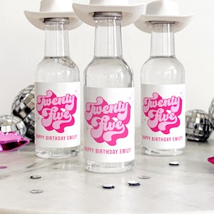 30th Birthday Liquor Labels 50 Ml | 21st Birthday Favors | Tequila ...
