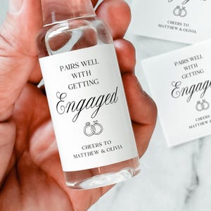 Engagement Party Favors | Personalized Engagement Party Labels | Pairs ...