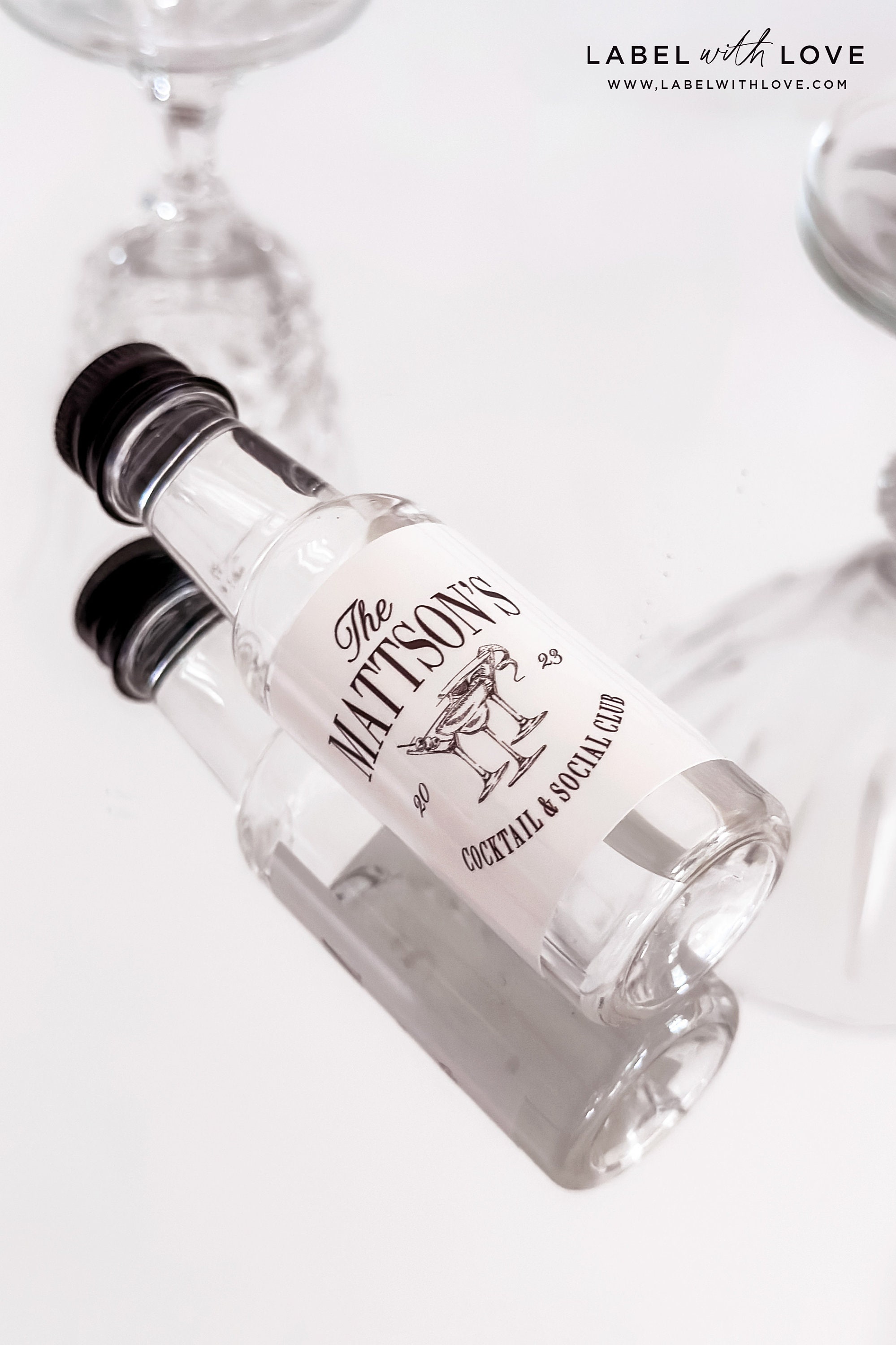 Custom Social Club Wedding Liquor Labels, Girls Club Bachelorette Party ...