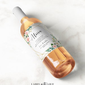 Hostess Gift Wine Labels Labels - Bridal Shower Hostess Gift - Baby ...