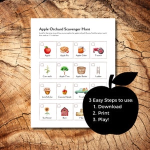 Printable Apple Orchard Family Activity Book Instant Download - Etsy