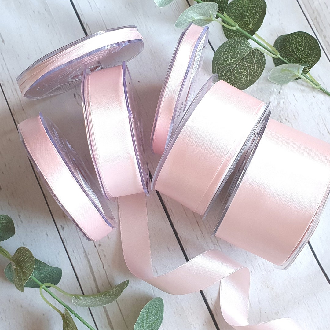 Soft Blush Pink Satin Ribbon. Wedding Stationery-invites-bouquet-blush ...
