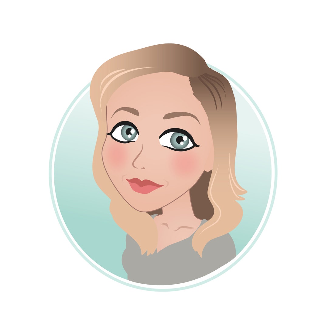 Custom Profile Avatar Illustration, Digital Avatar, Social Media Icon ...
