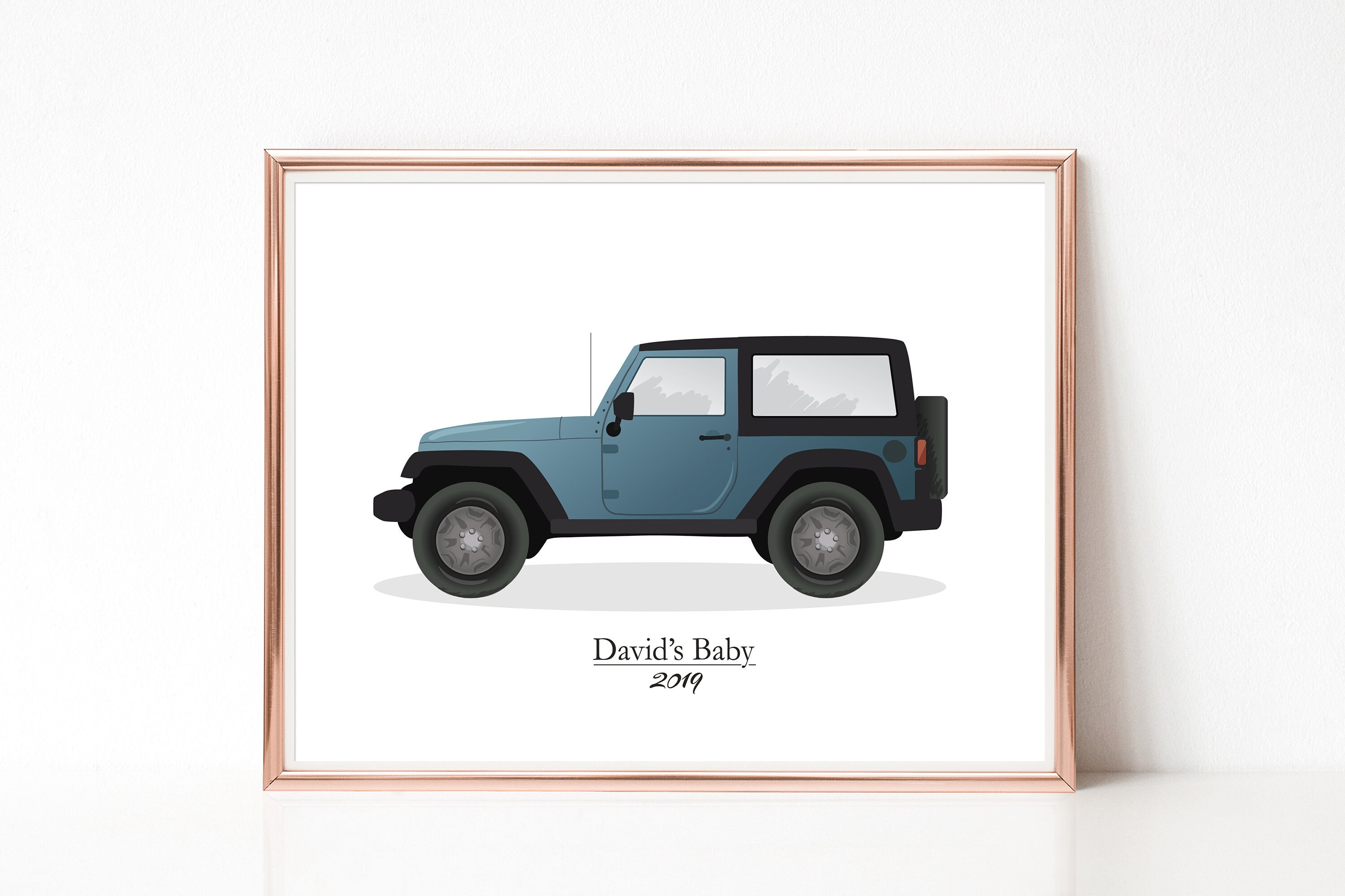 Custom Vehicle Portrait Illustration, Personalized Portrait, New Car ...