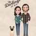 Custom Family Portrait Digital Illustration Personalized - Etsy