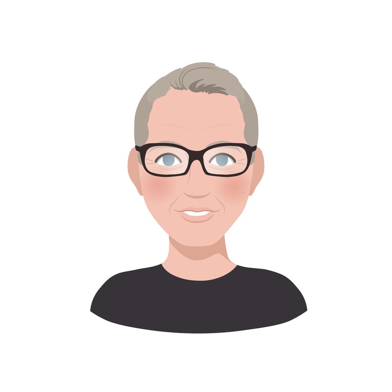 Custom Avatar Illustration Digital Avatar Social Media Icon | Etsy