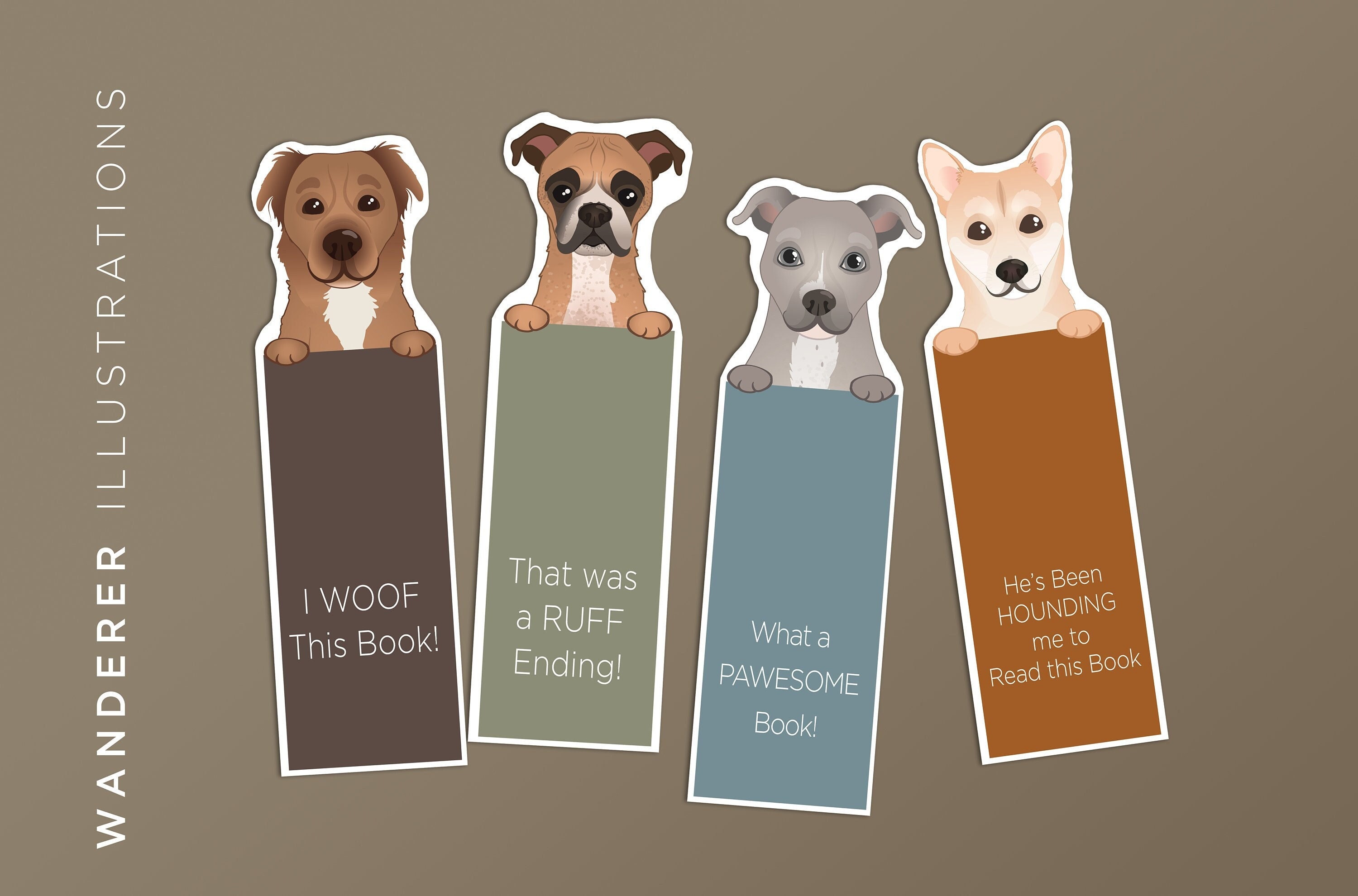 Printable Dog Breed Bookmarks, Dog Lover Gift (PDF) - Etsy UK