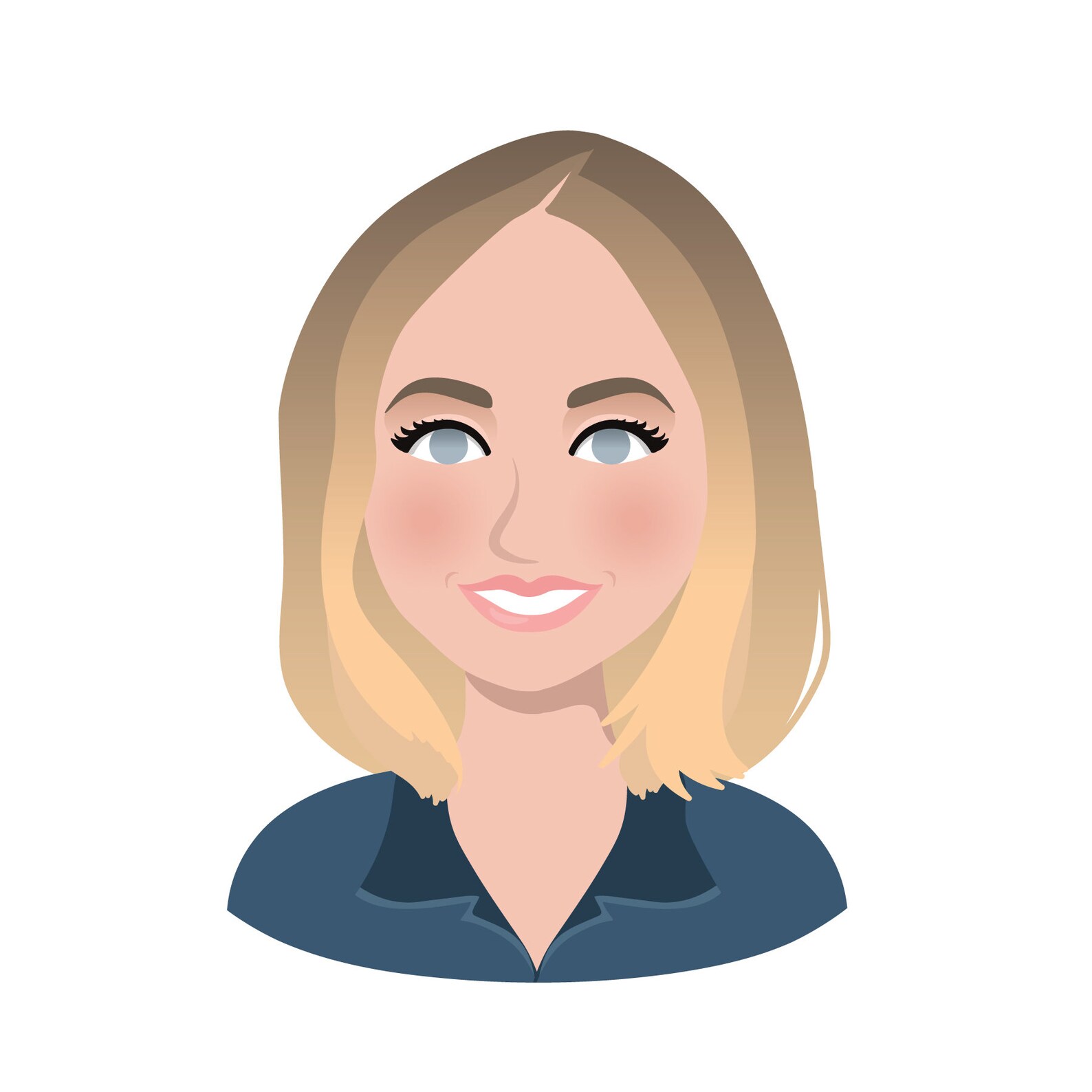 Custom Avatar Illustration Digital Avatar Social Media Icon - Etsy