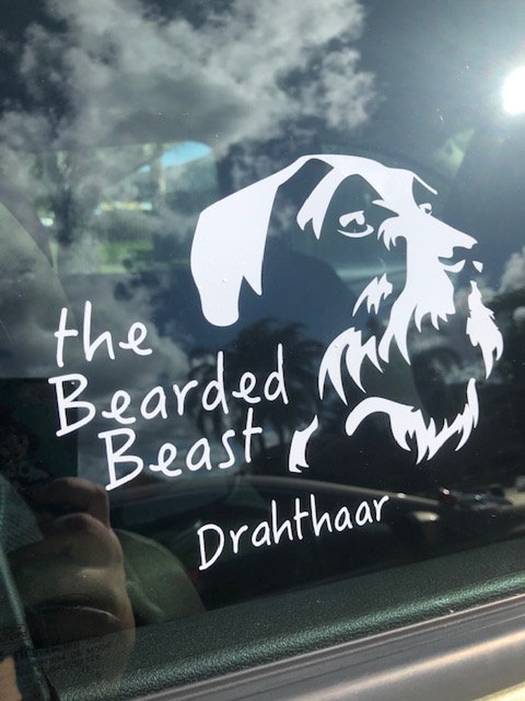 The Bearded Beast Decal - Drahthaar, Wirehaired - Etsy