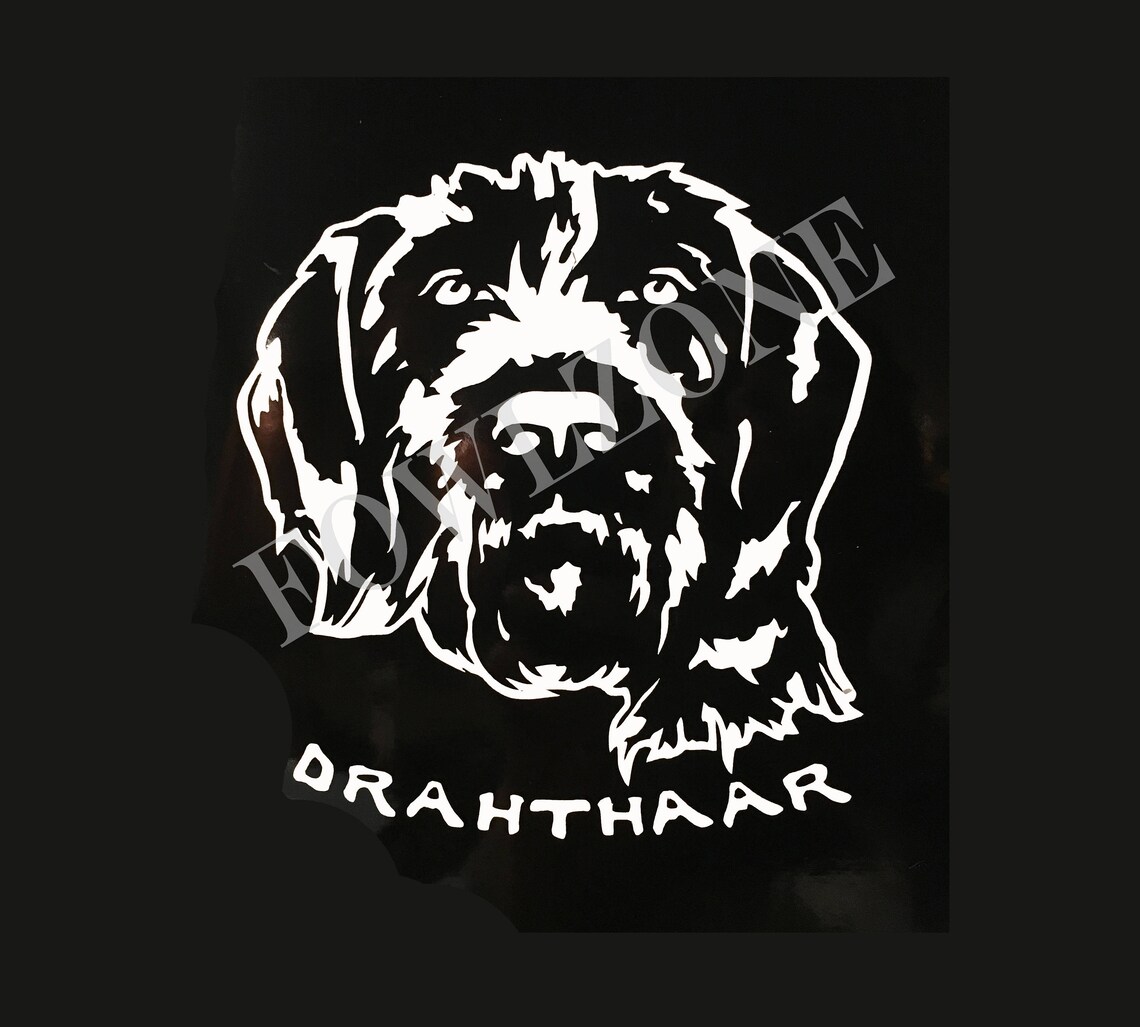 Drahthaar MEDIUM Vinyl Decal - Etsy