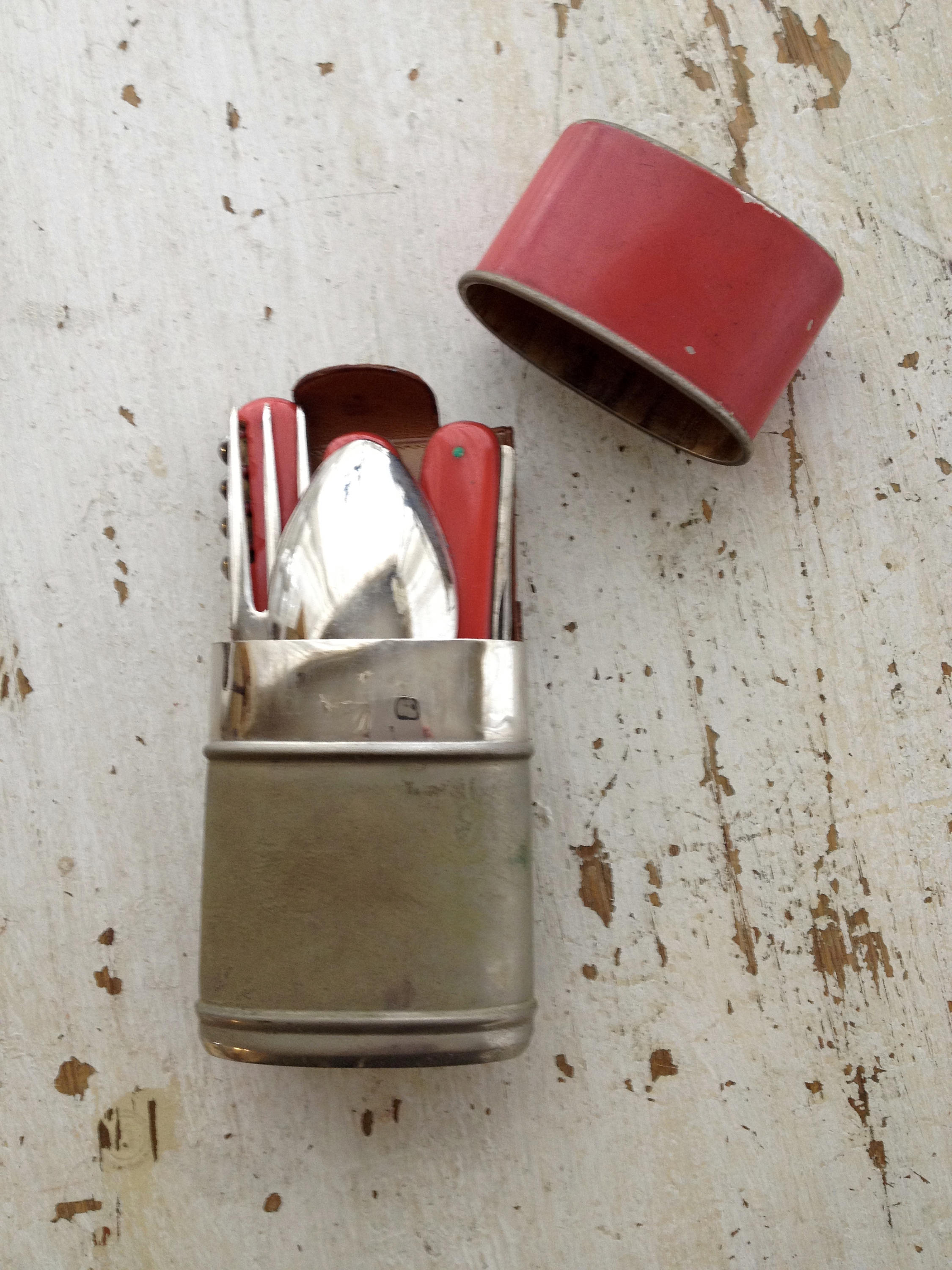 SALE RARE Antique Vintage Military Camping Cutlery, Military ...