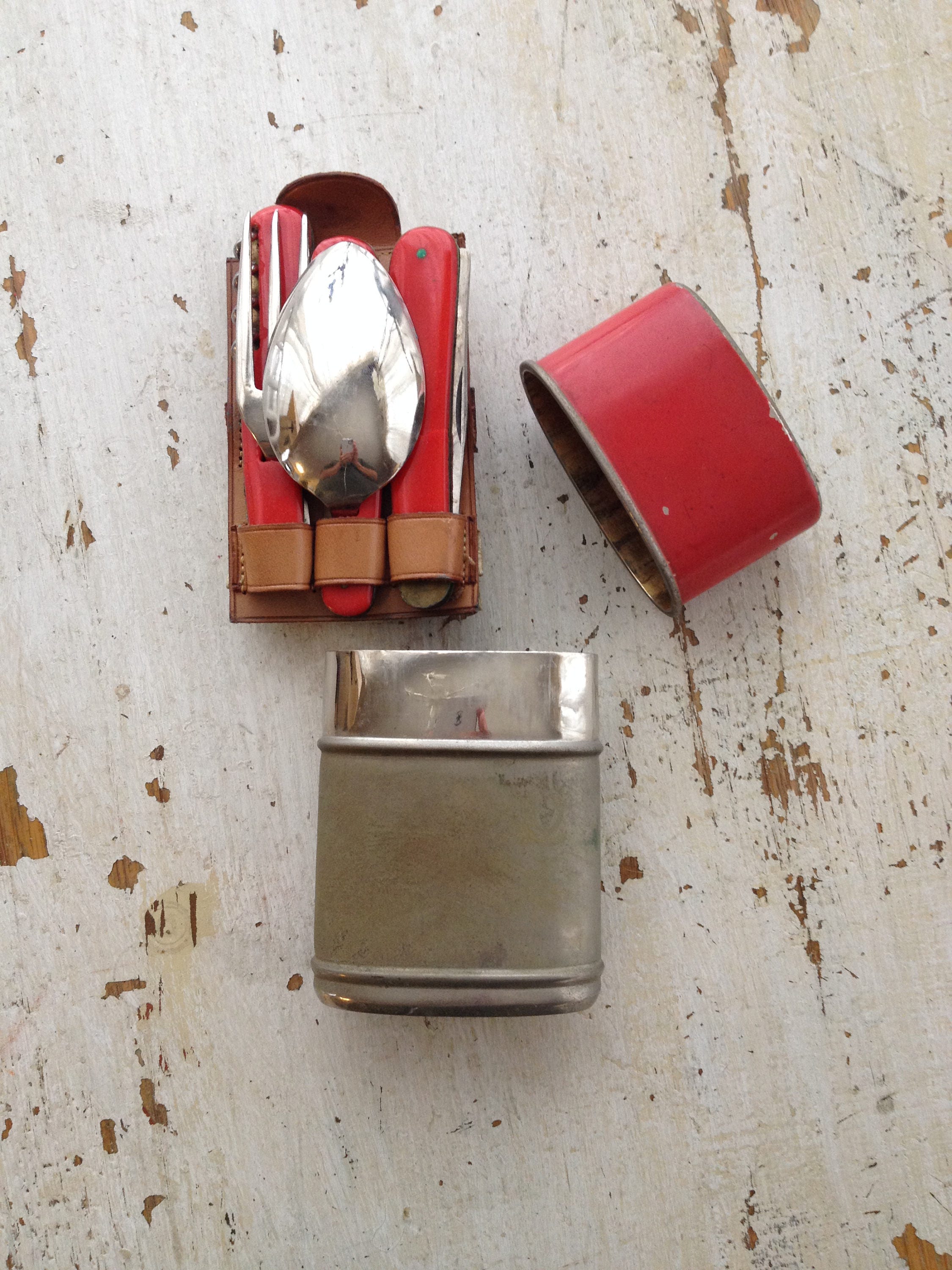 SALE RARE Antique Vintage Military Camping Cutlery, Military ...