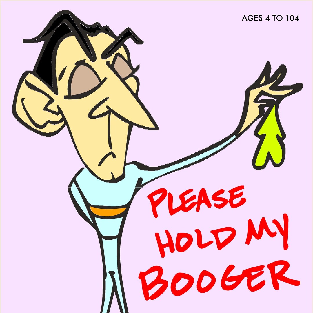 Please Hold My Booger Card Game - Etsy