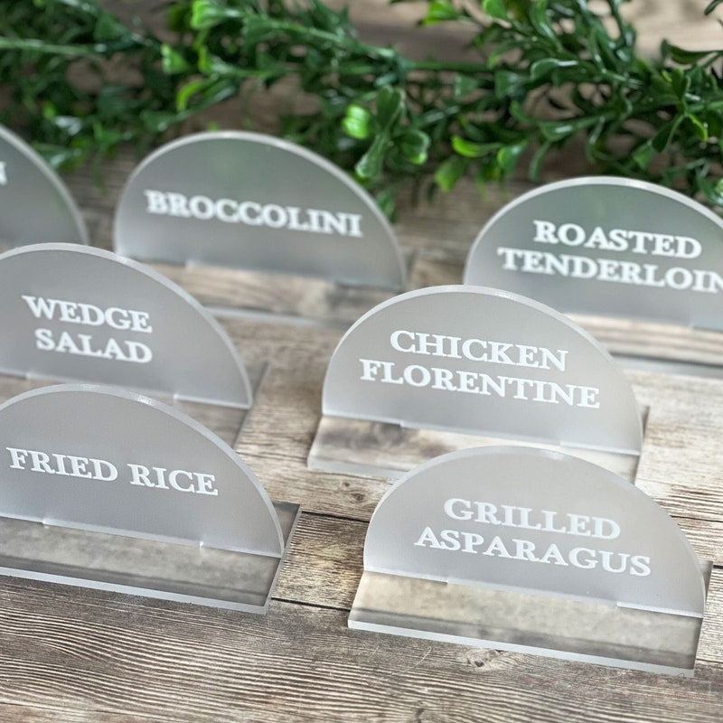 Buffet Food Labels - Etsy