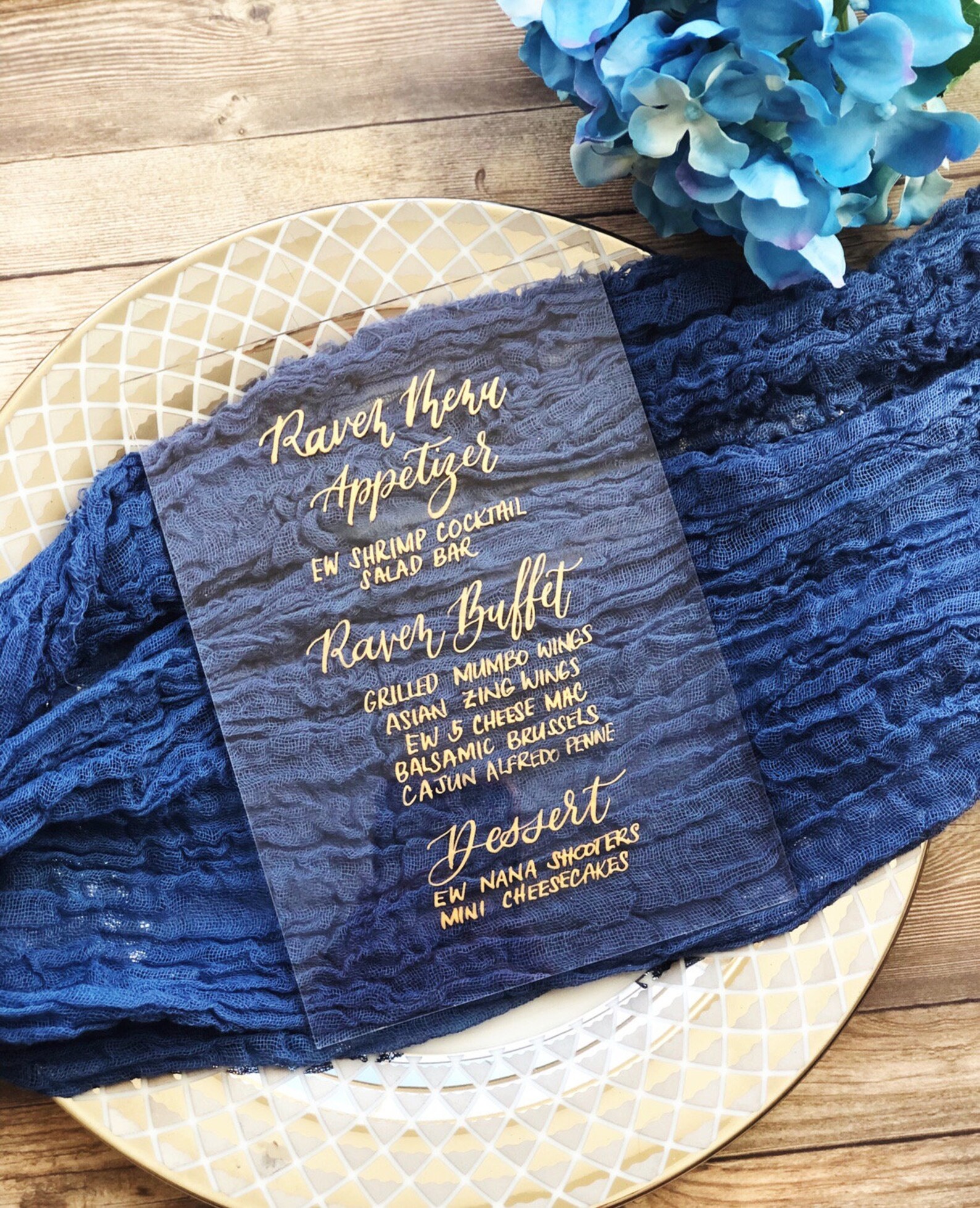 Small Clear Acrylic Wedding Menu Card Bar Menu Wedding Sign - Etsy