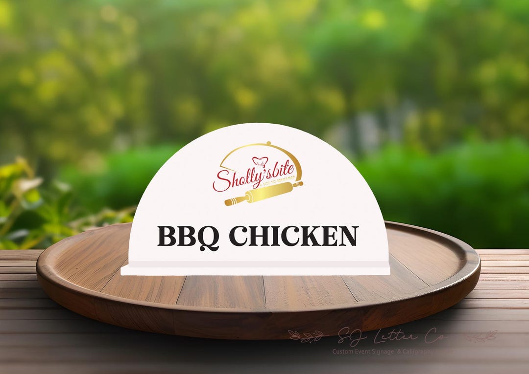 Restaurant Food Label, Hotel Breakfast Bar Label, Business Product Sign ...