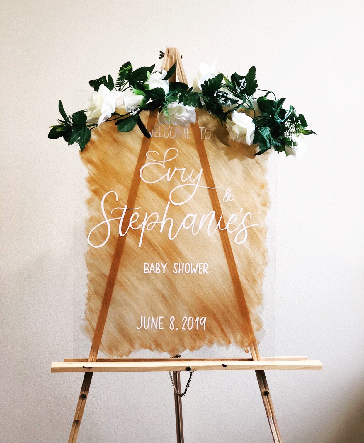 Custom Signs Calligraphy Baby Shower Sign Calligraphy Sign Baby Shower ...