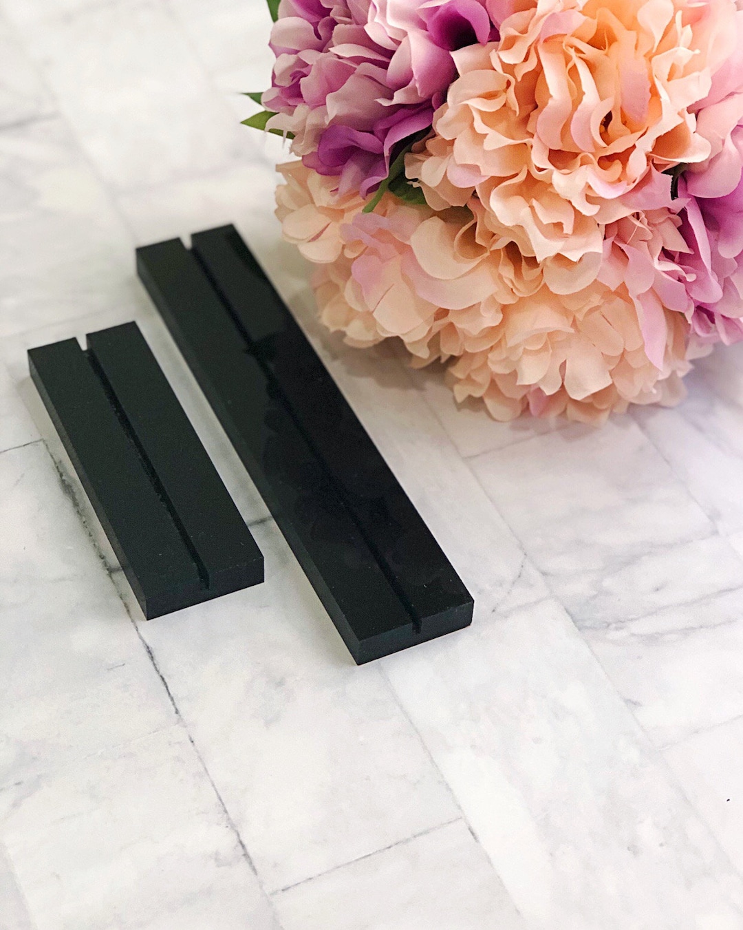 Black Acrylic Sign Holder | Solid Black Acrylic Stand | Acrylic Wedding ...