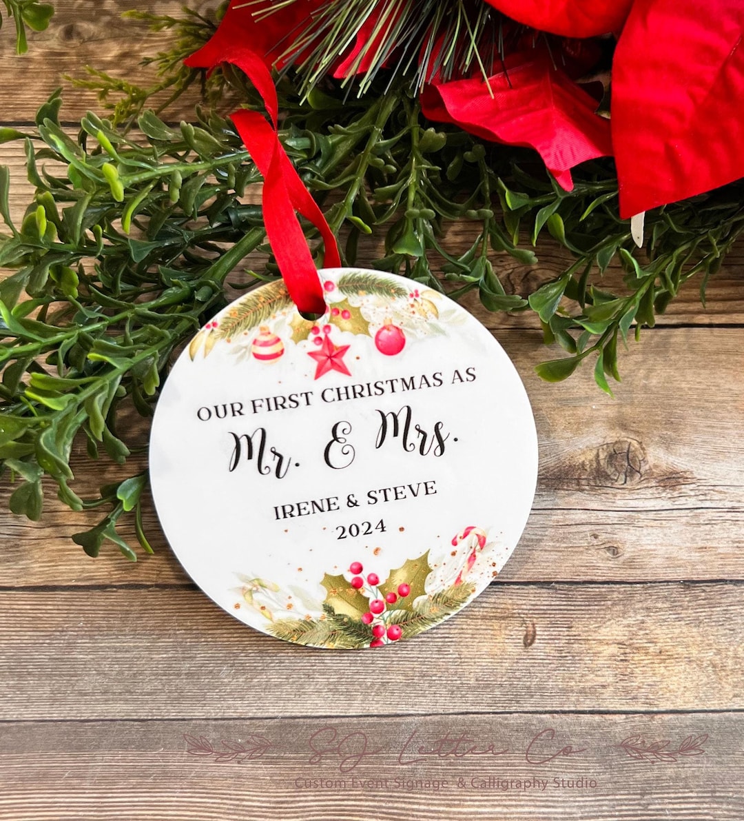 Personalized Acrylic Christmas Ornament | Custom Acrylic Ornaments ...