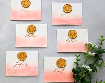 Wax Seal Place Card - Etsy