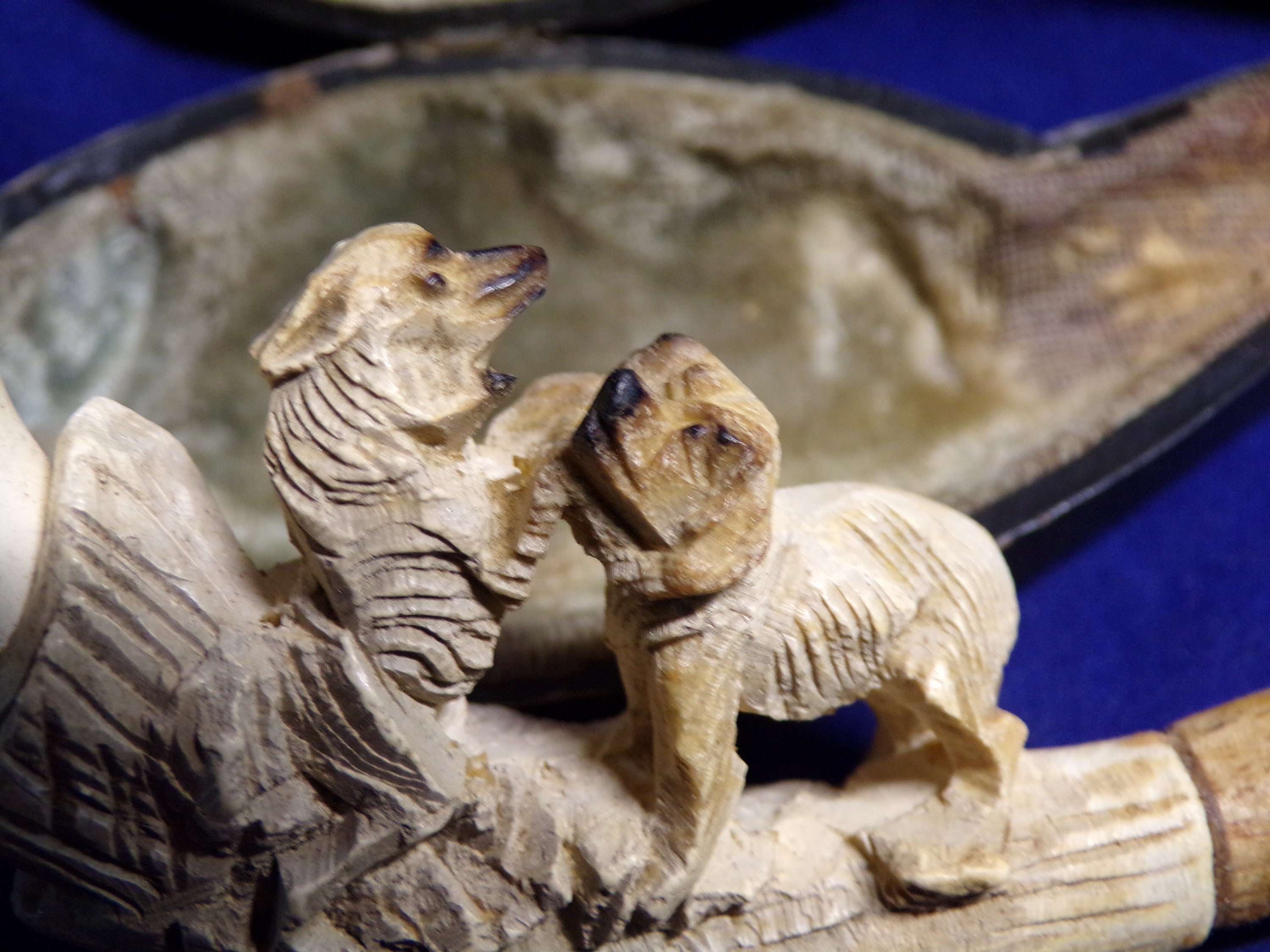 Vintage CHEROOT MEERSCHAUM PIPE 2 Dogs With Stem & Case 27 - Etsy