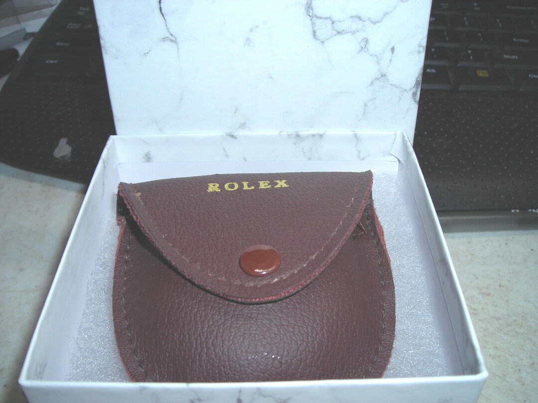 SMOKED Vintage Antique ROLEX BRIAR Italy Folding Vest Pocket Pipe ...