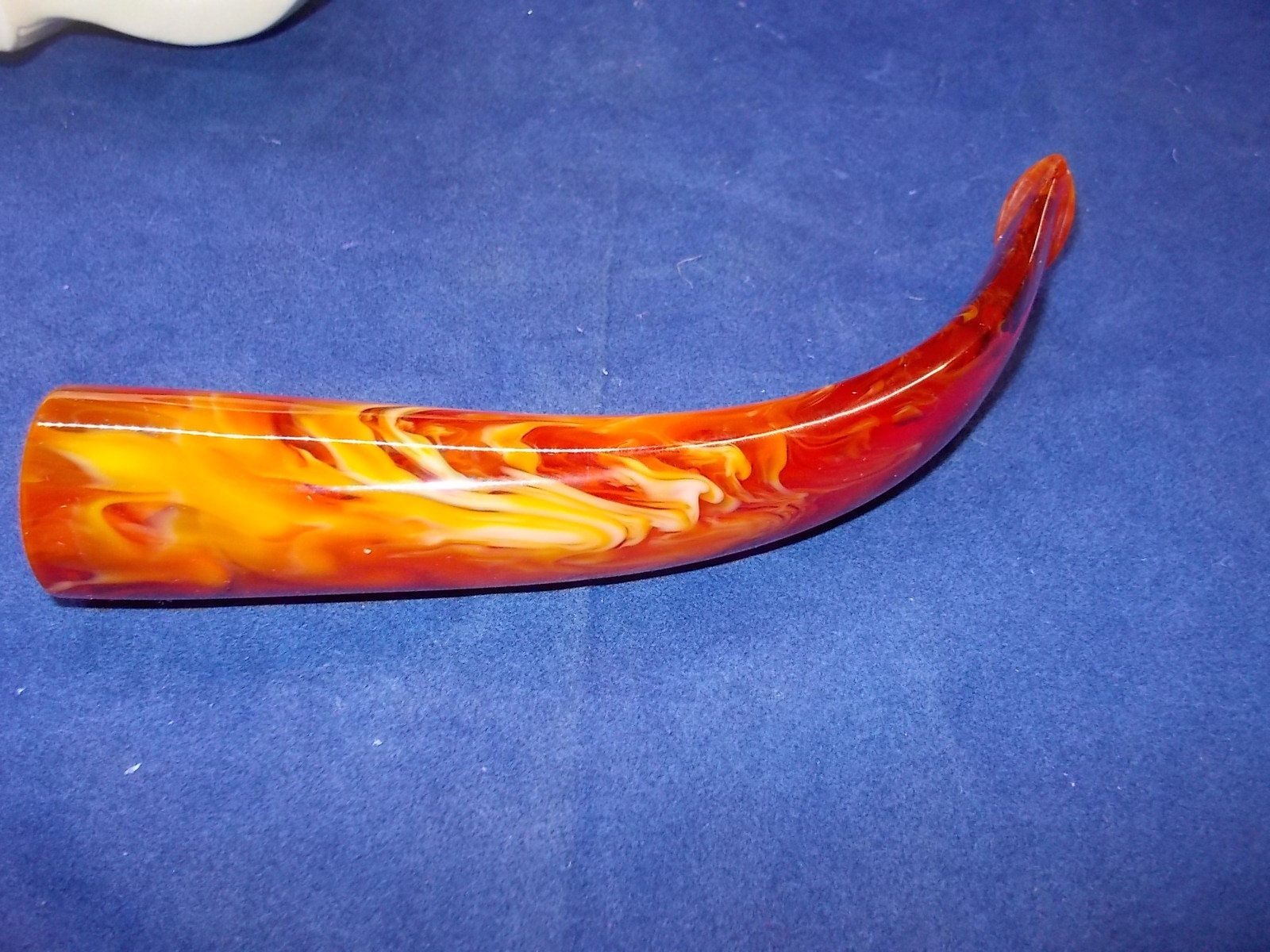 S. YANIK Block MEERSCHAUM Pipe FREEHAND Nice Curves Waxed 11 Long 3 ...