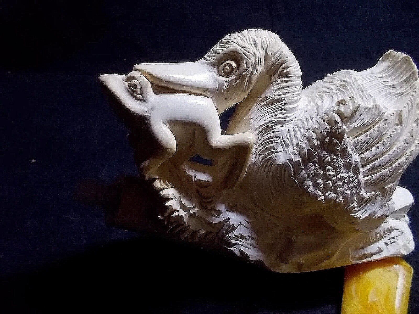 Unsmoked Sadik YANIK DUCK FROG Meerschaum Pipe in Yanik Box - Etsy