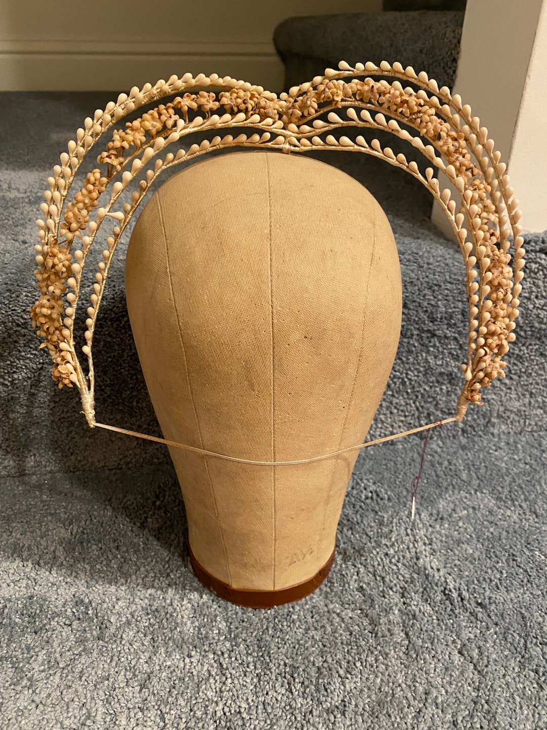 Early Antique Wax Crown Wedding Bridal - Etsy