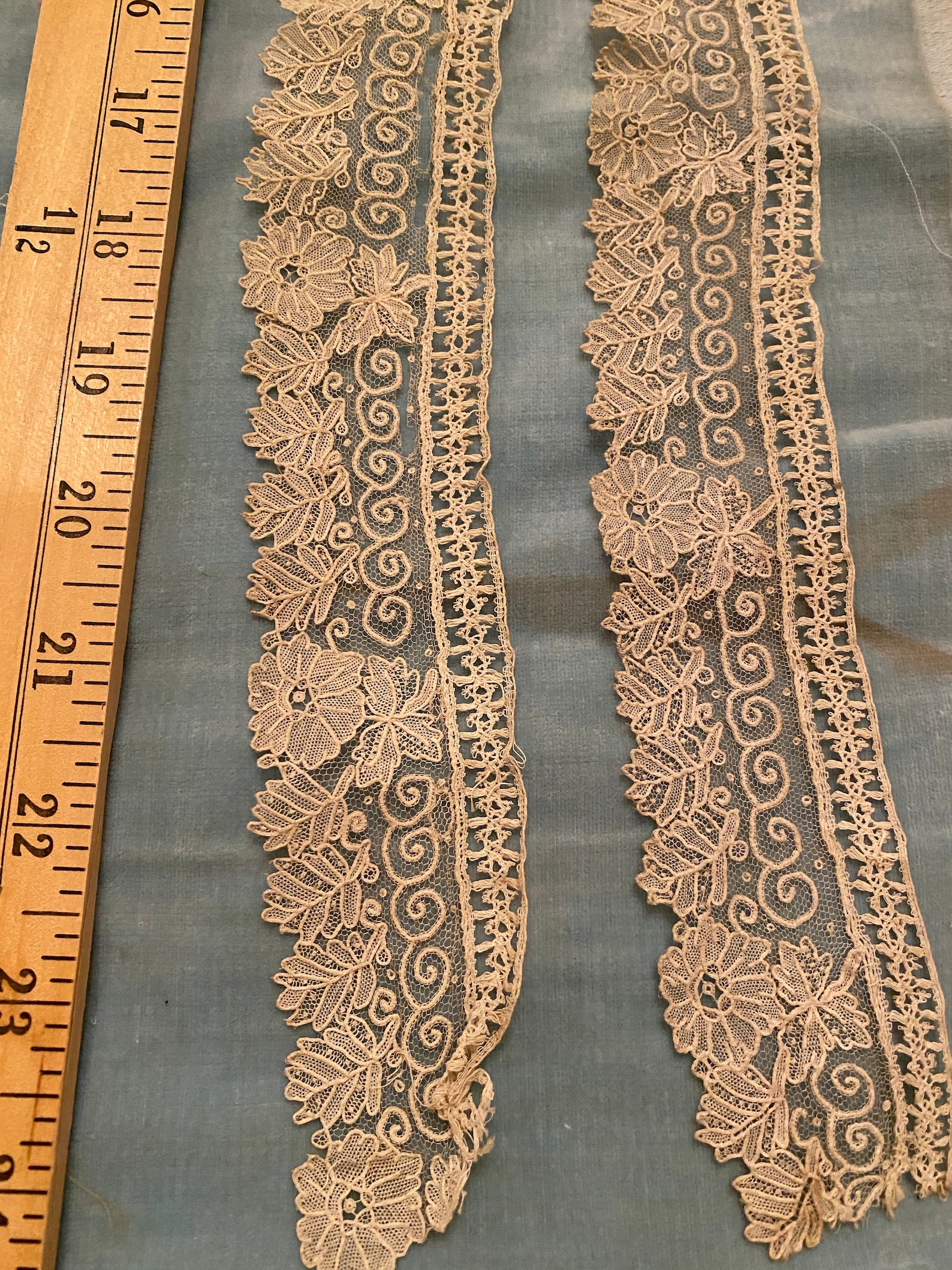 Antique Lace Point De Gaze 1800s Antique Lace Delicate Design | Etsy