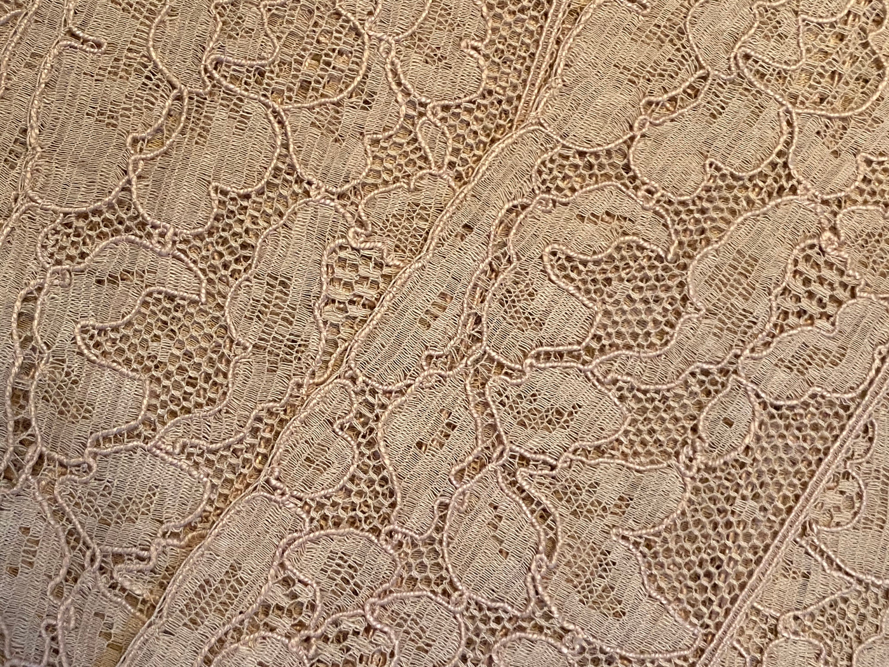 Antique Lace Yard or Bolt Alencon Lace French Origin 1920 Yardage Pure ...