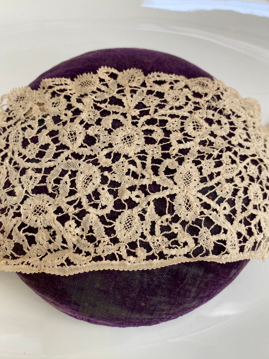 Hand Done Rose Point Lace - Etsy