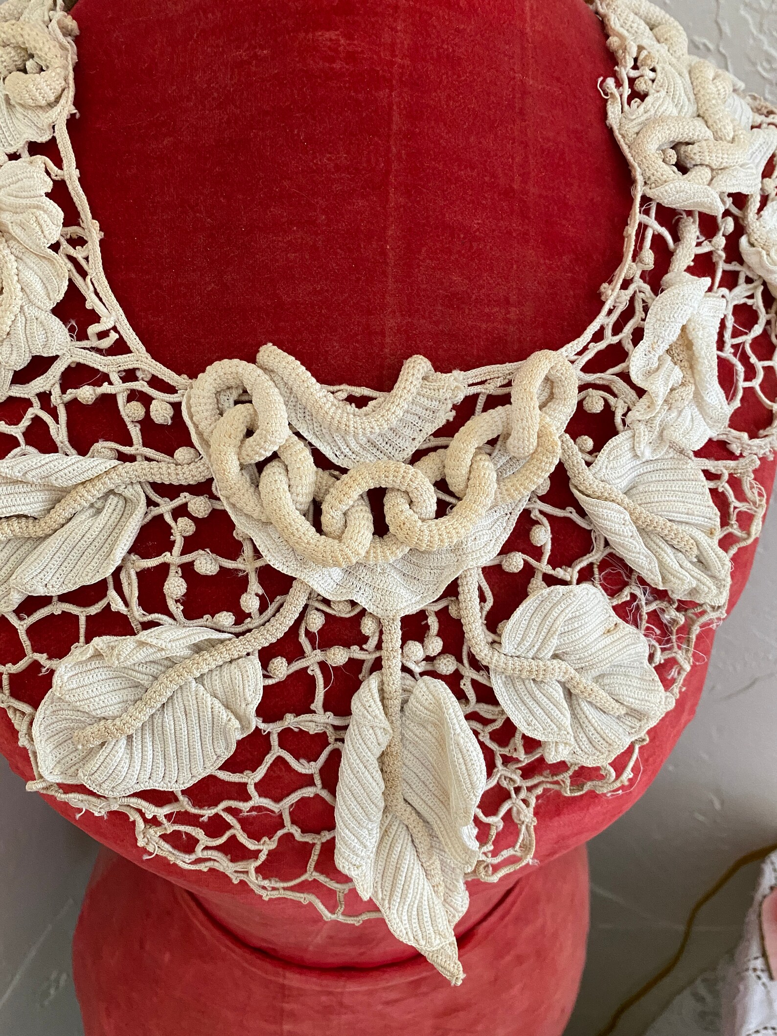 Spectacular Antique Lace Collar Hand Done Irish Lace 1800s Antique - Etsy