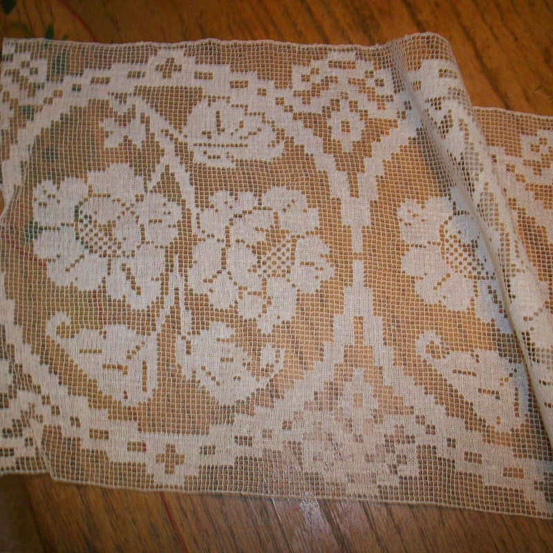 Filet Lace Linens - Etsy