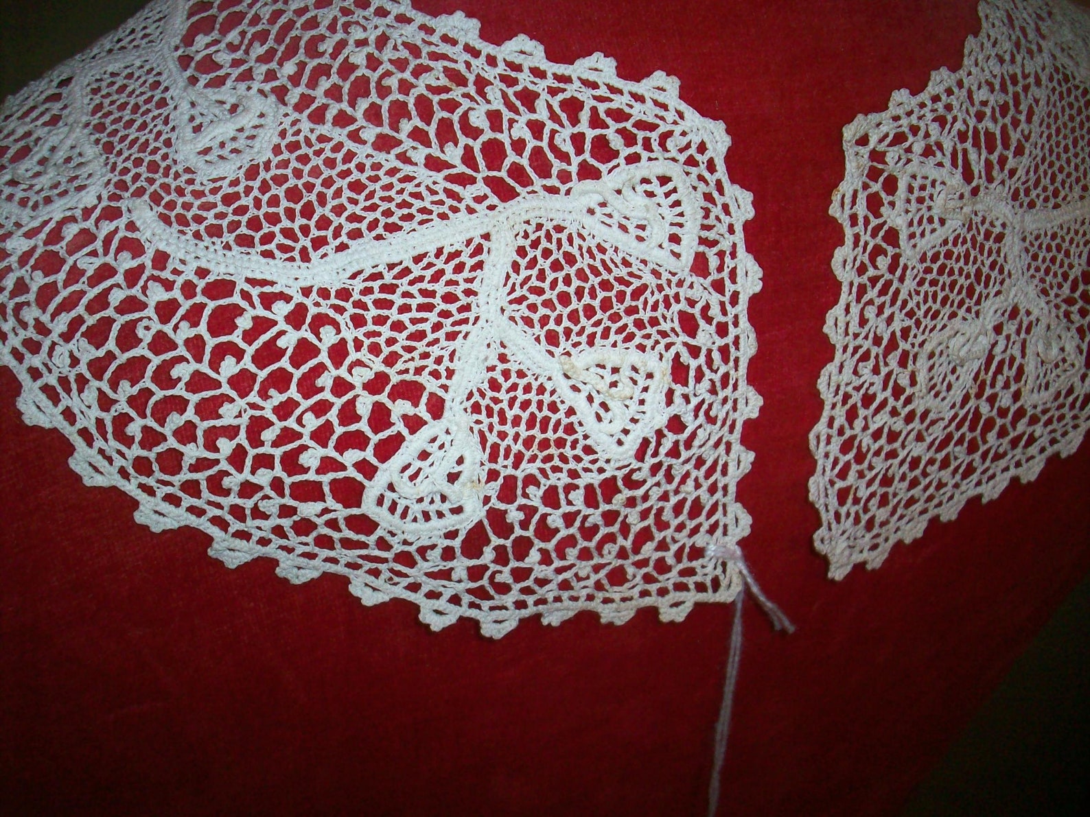 1800s antique hand done Irish Lace collar | Etsy