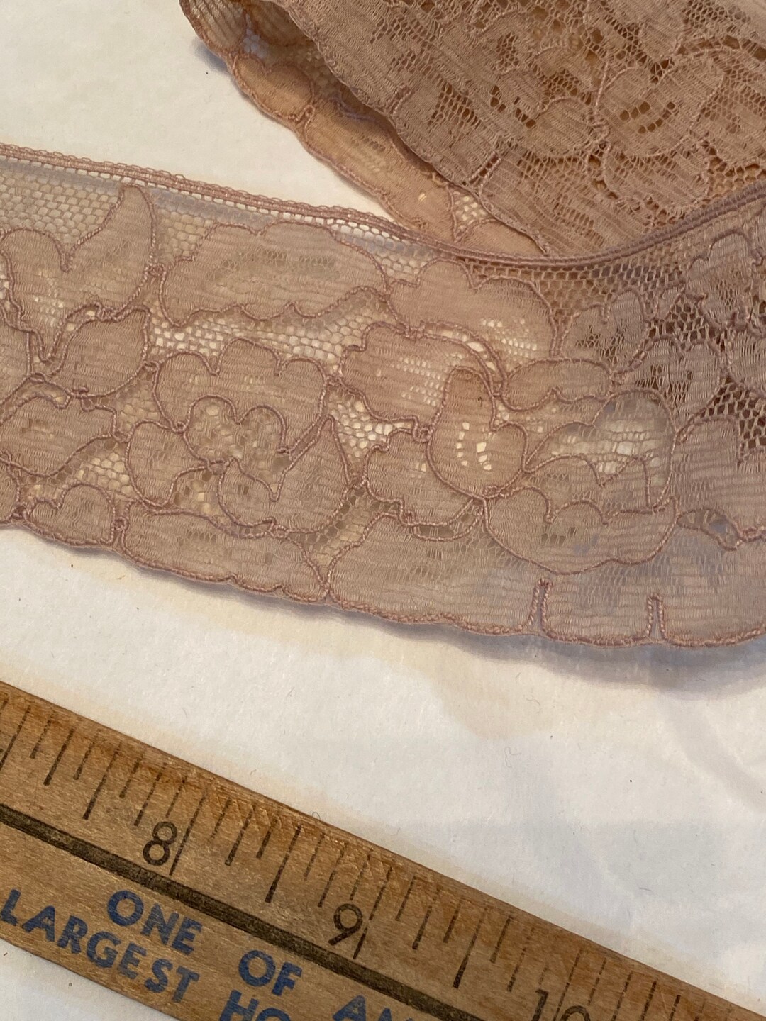 Antique Lace Yard or Bolt Alencon Lace French Origin 1920 Yardage Pure ...