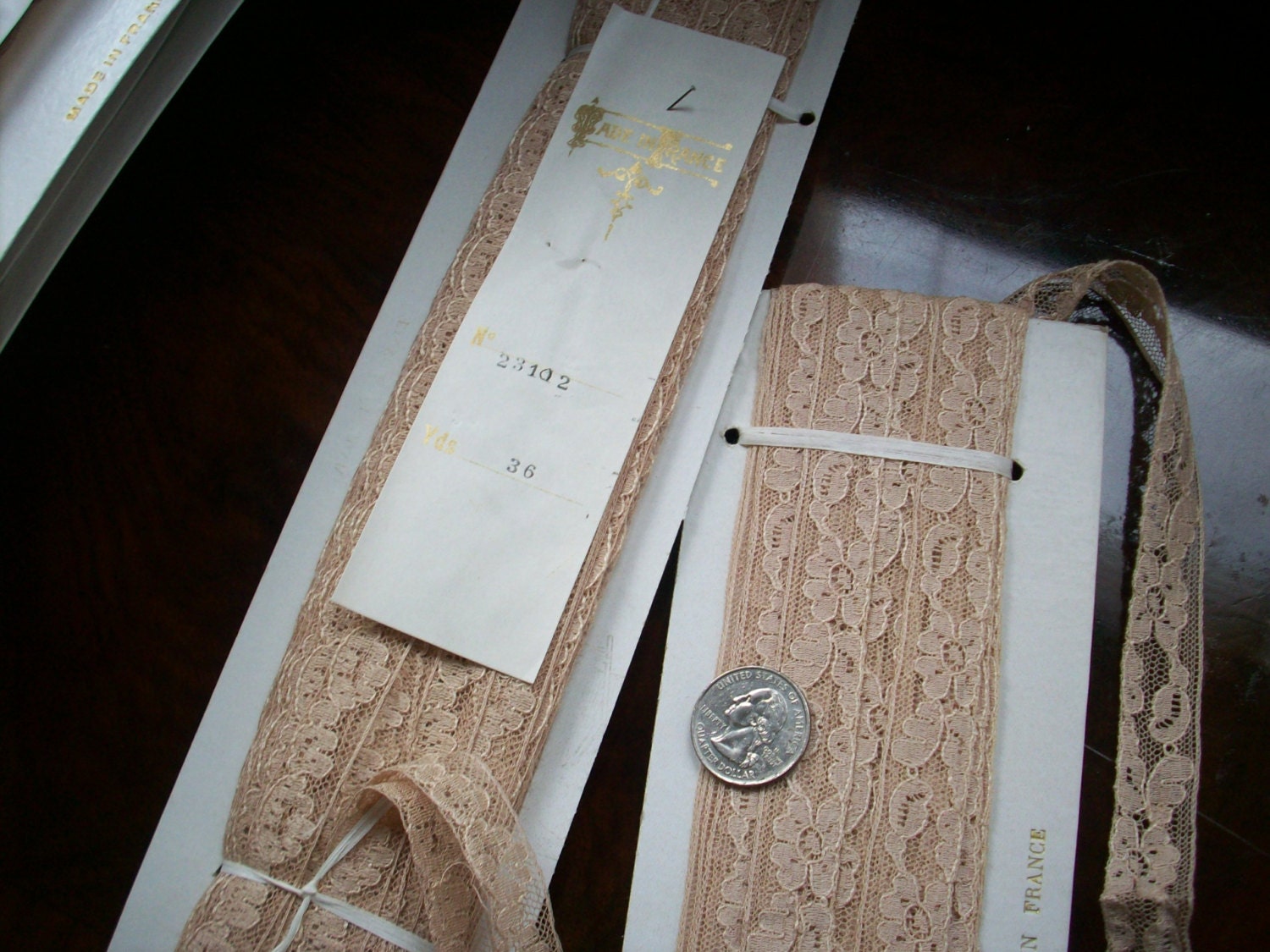 BOLT of 36 Yds. of Antique French Lace by the Yard Alencon Lace French ...