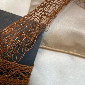 Antique Real Metal Copper Lace 1920s Authentic - Etsy