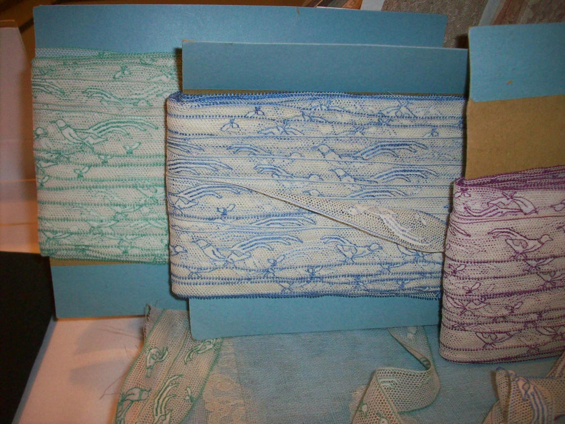 Rare Picture/museum Lace Birds Fine Cotton Lace 1920s - Etsy