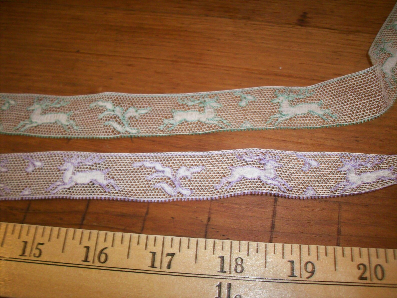 Rare Picture/museum Lace Deer/reindeer Fine Cotton Lace 1920s - Etsy