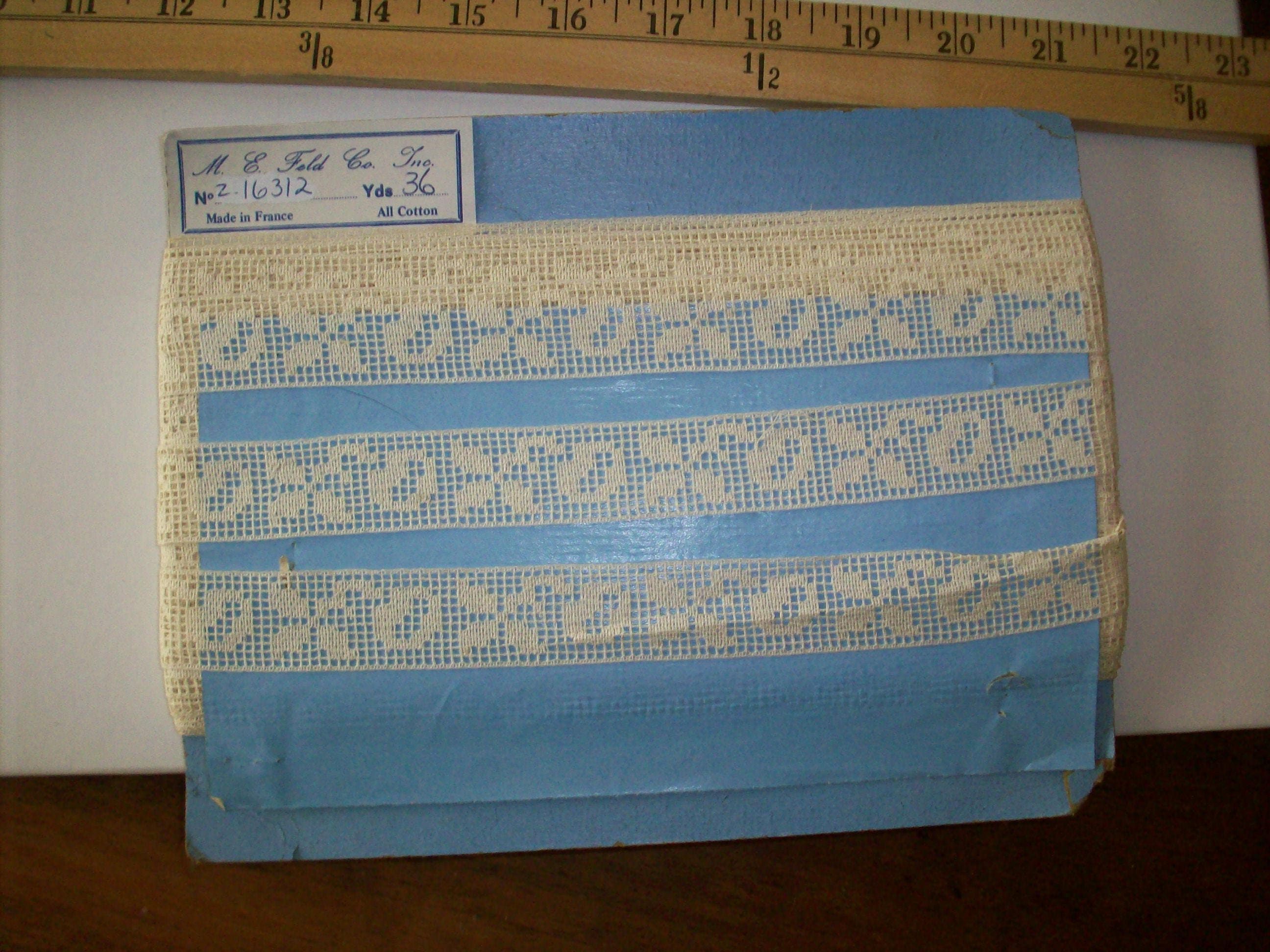 Antique Apple Lace by the Yard or Roll Ivory Filet Lace French - Etsy