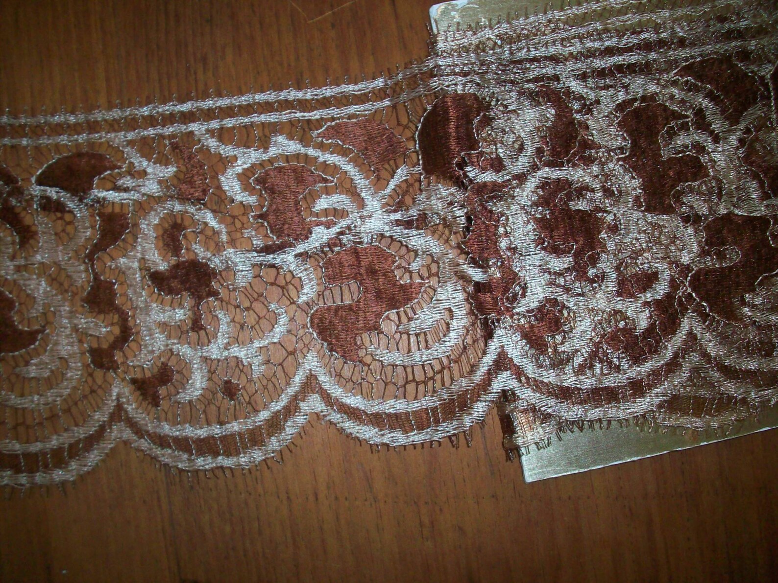 Fine Two Tone Lace Antique Silk Lace and Super Fine 2 Widths - Etsy