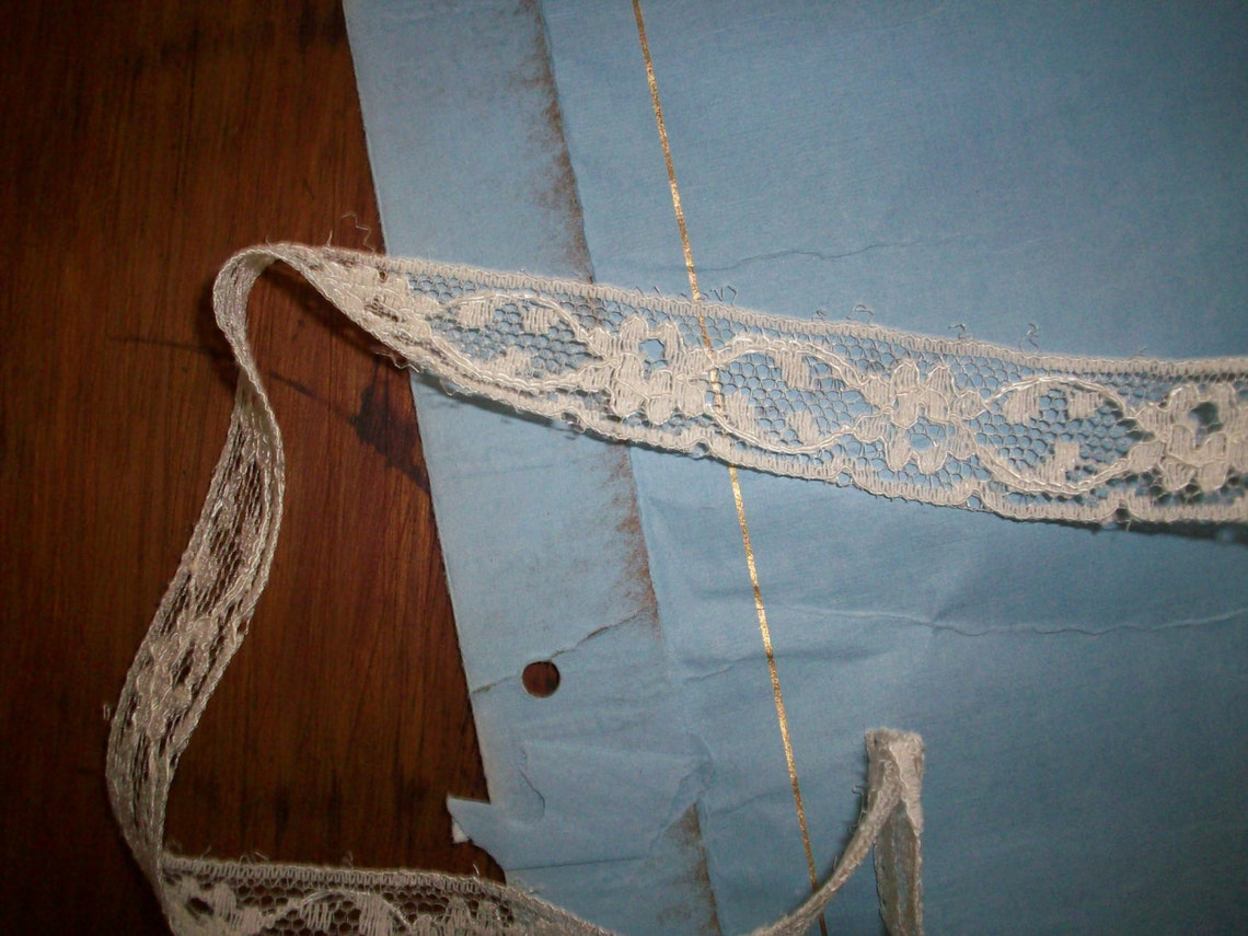 Vintage silk lace wholesale or by the yard SILK lace french | Etsy