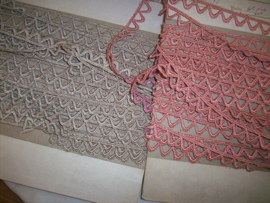 Antique Lacey Trim in 2 Colors 1/2" Wide - Etsy