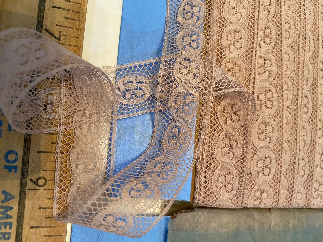 6 or 36 Yds. Soft Mocha Color Cotton Lace Deco Design Retail or ...