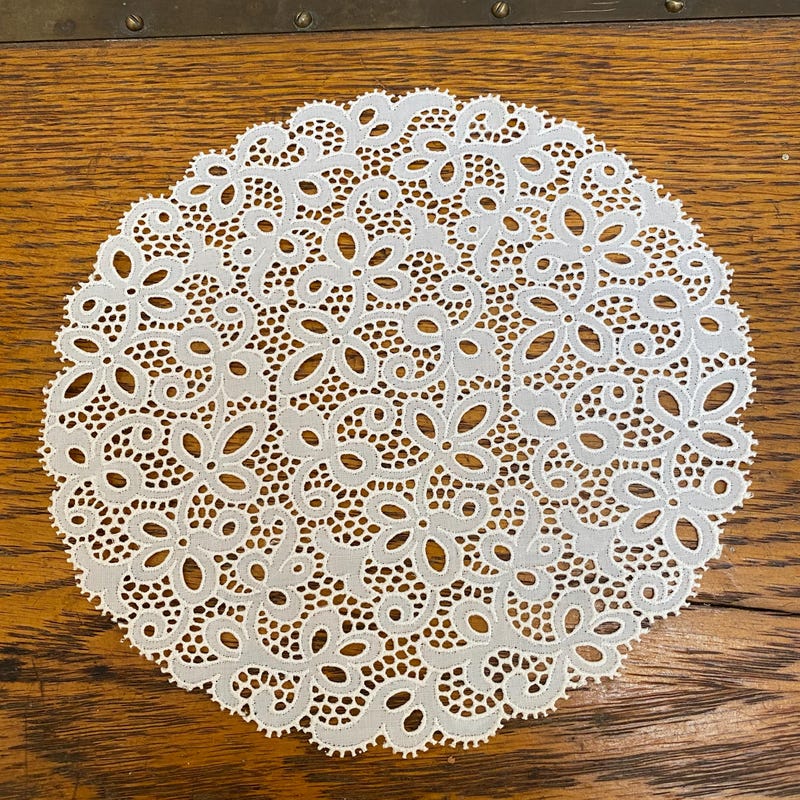 Fine Lace Doily - Etsy