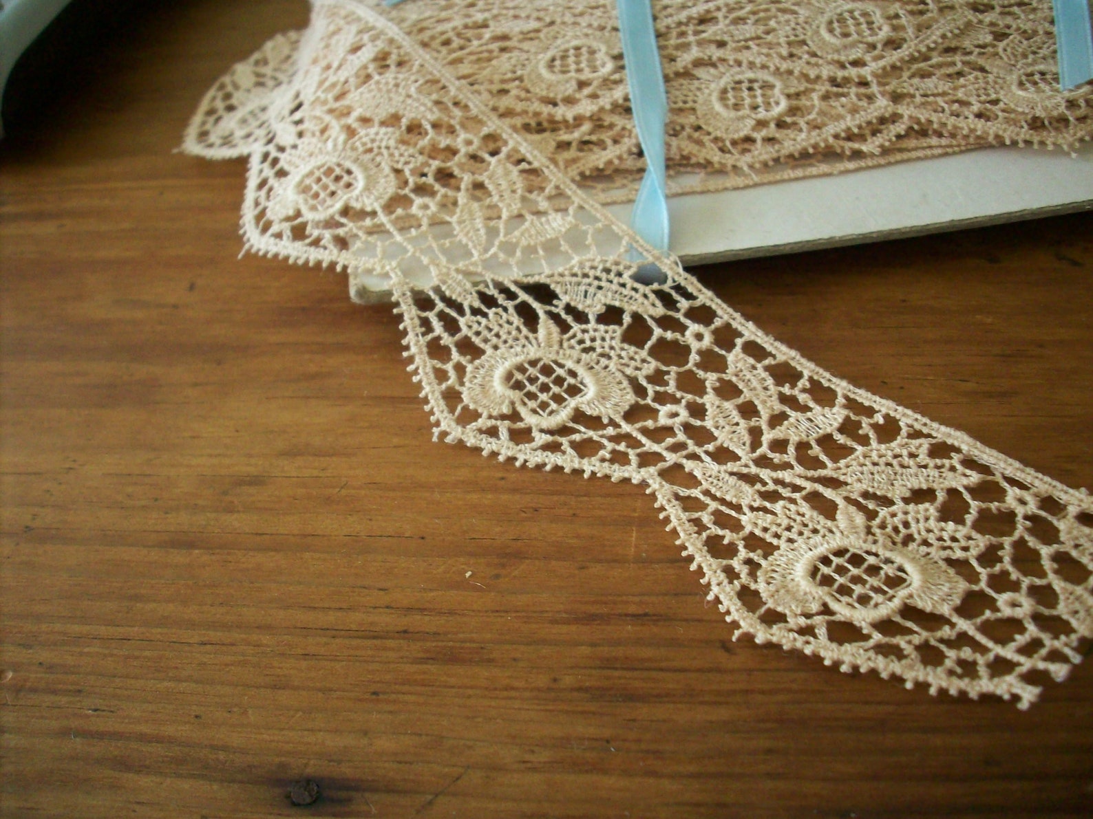 Vintage French Cotton Lace Lovely Design - Etsy