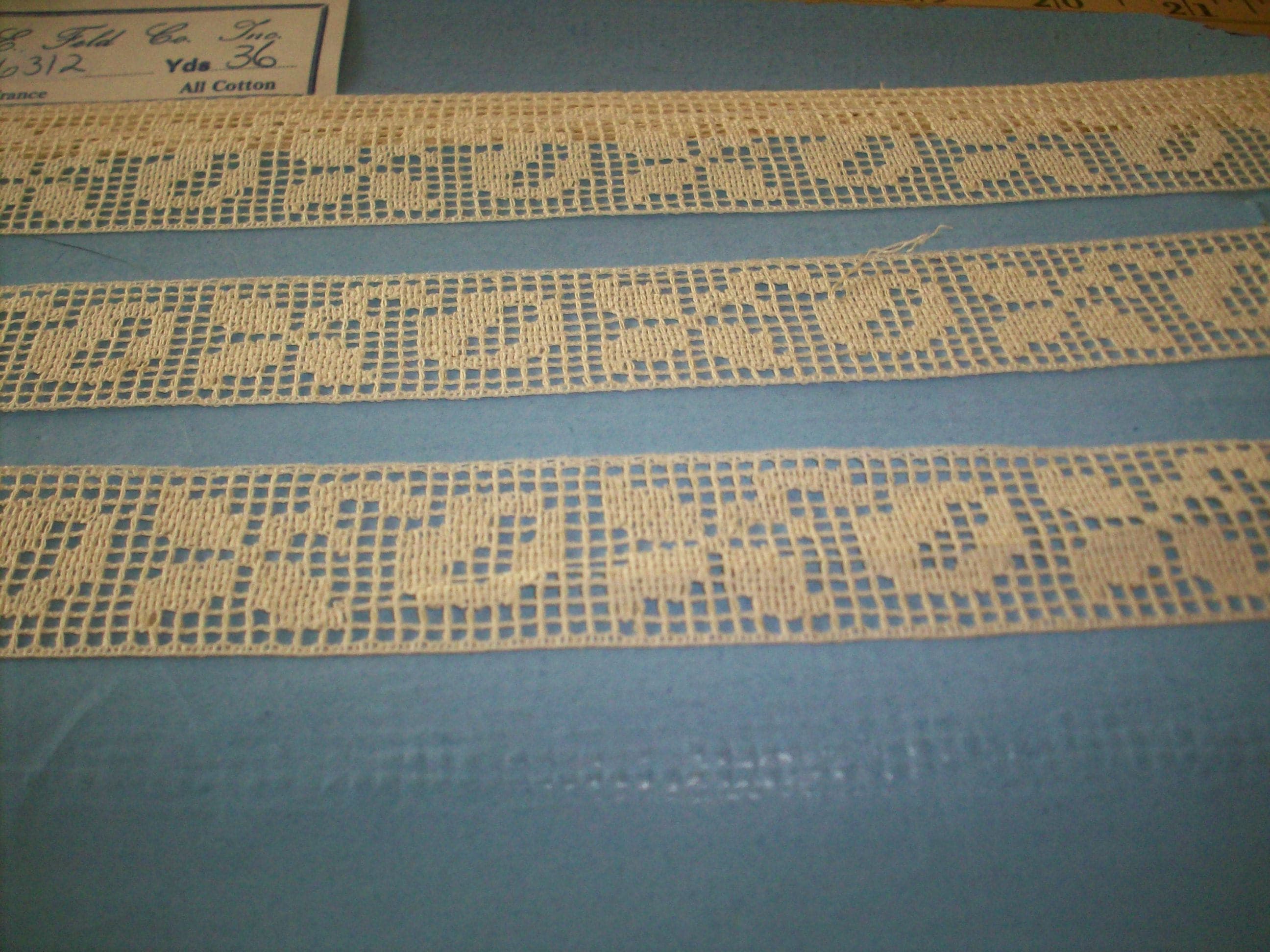 Antique Apple Lace by the Yard or Roll Ivory Filet Lace French - Etsy