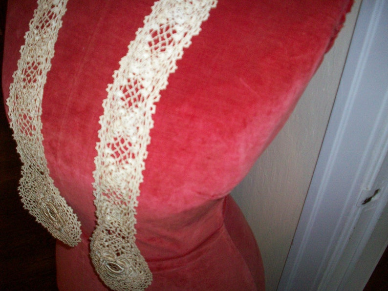 Antique Lace Collar Irish Crochet 1800s Antique Lace Lappet - Etsy