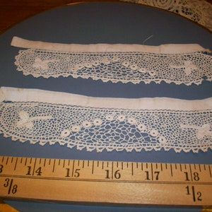 1800s Antique Hand Done Irish Lace Cuff Set or Child's Collar Set - Etsy